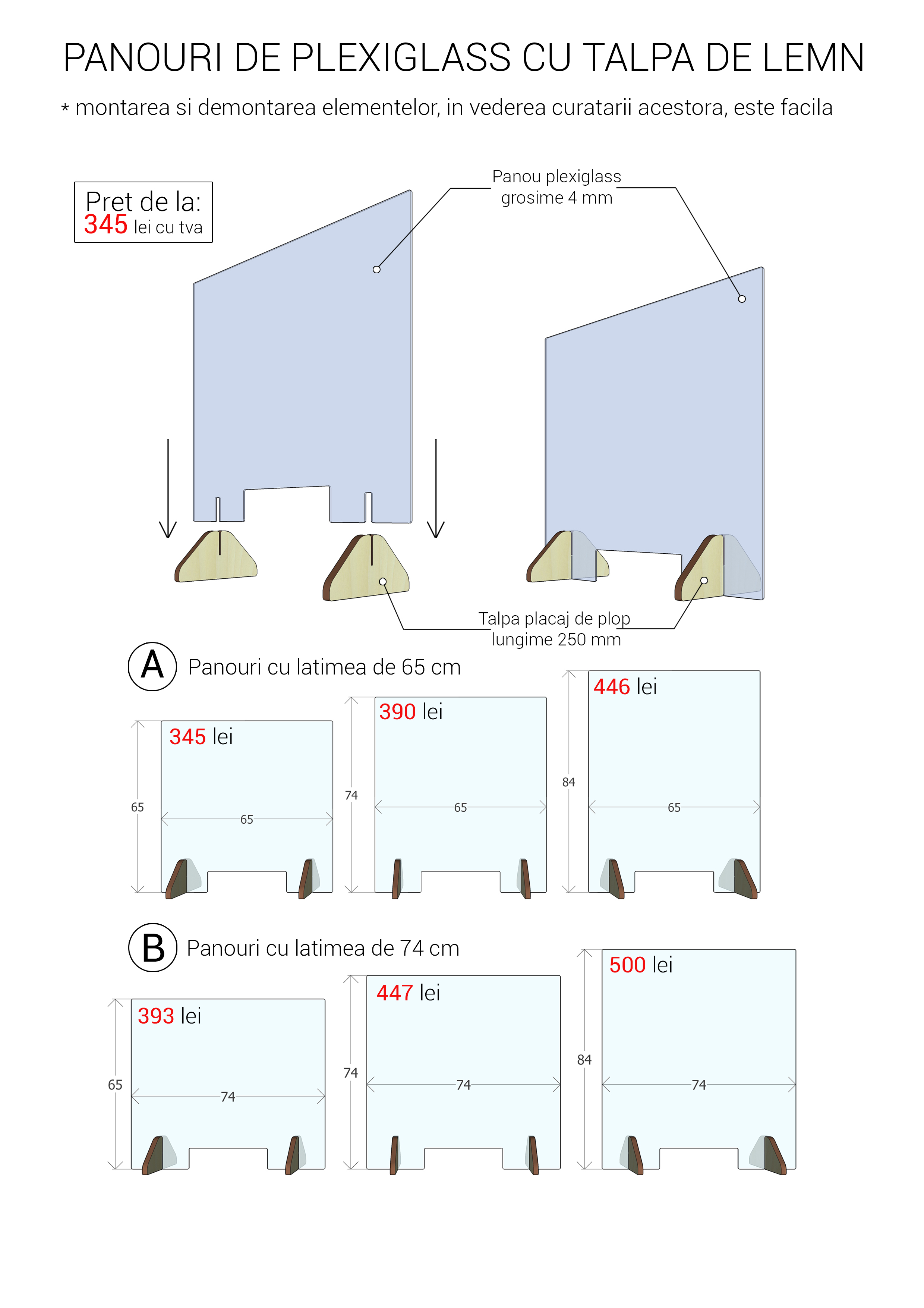 Panou plexiglas protectie casierie - Materiale protectie - Materiale ...