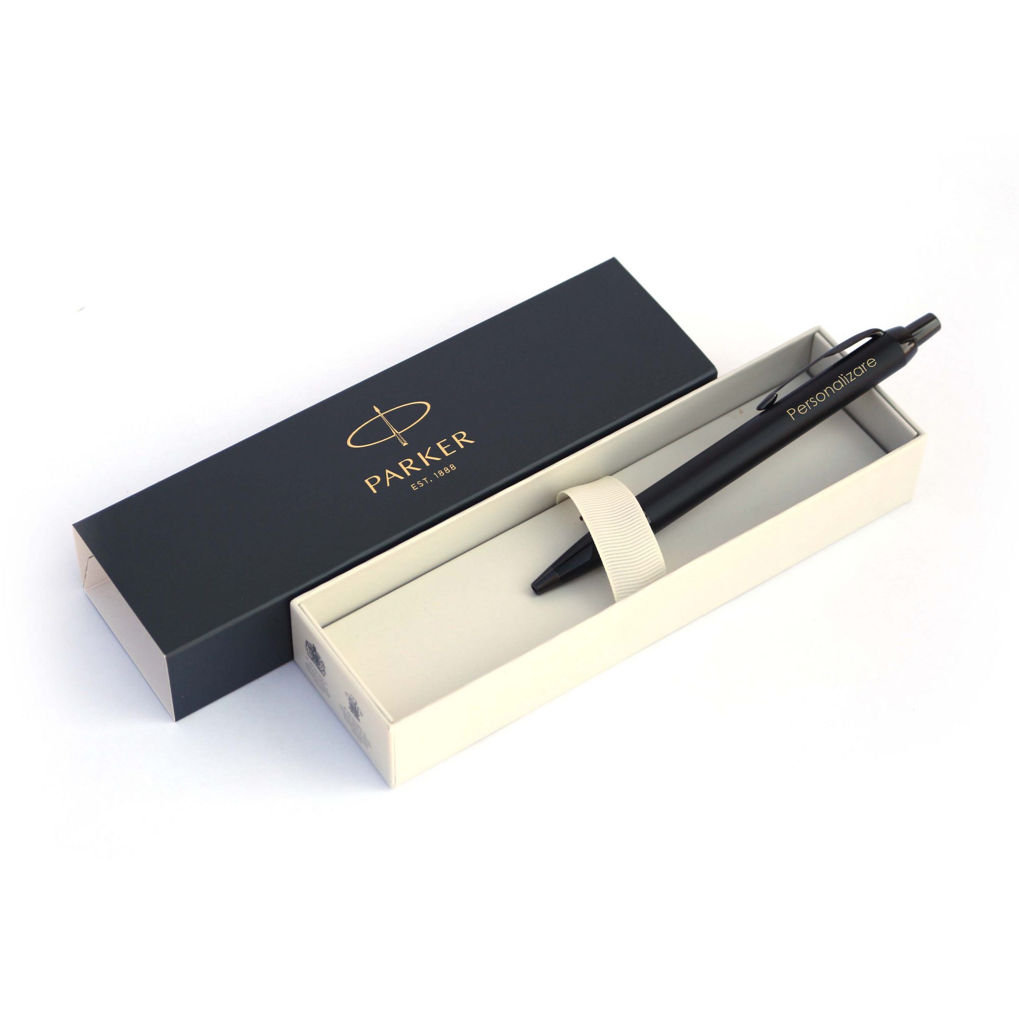 Pix Parker IM Royal ACHROMATIC BLACK BT personalizat - Pixuri Parker ...