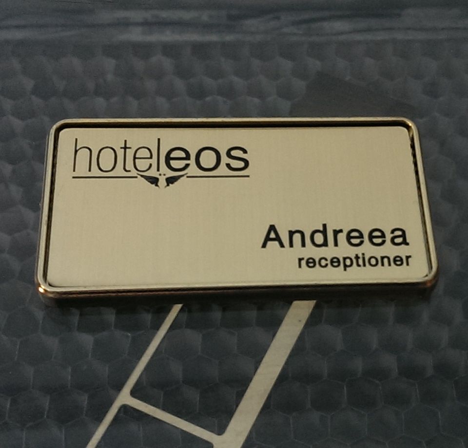 Ecuson personalizat pentru hoteluri, pensiuni - Ecusoane - Gravura ...